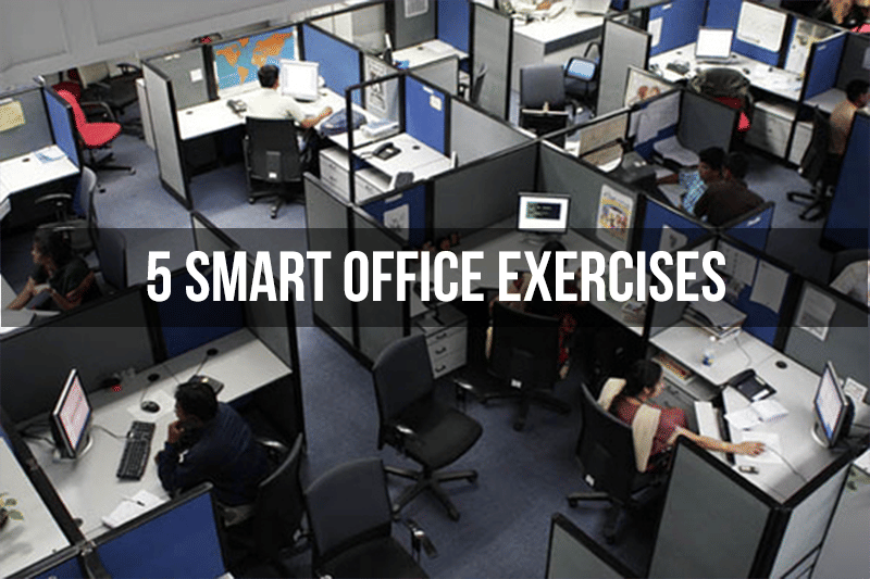 5 Smart way to Exercises at Office | FITPASS